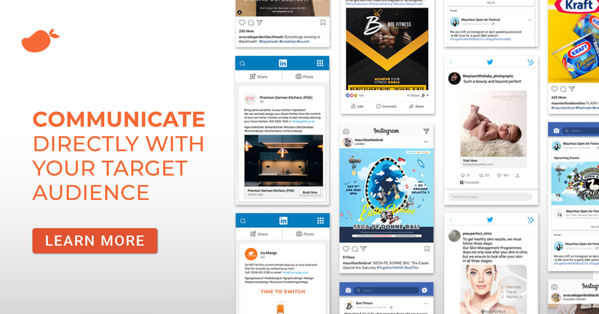 Social Media - Icy Mango | London Creative Design Agency